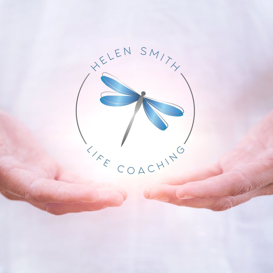 Dragonfly Logo Editable Design, Dragonfly Canva Logo DIY Template ...