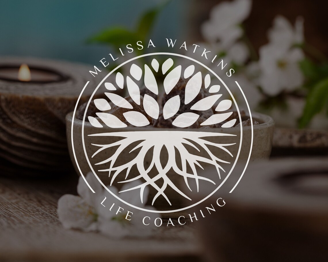 Tree Roots Mandala Logo, Tree of Life Canva Logo, DIY Life Coaching ...