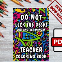 Funny Teacher Coloring Pages - Relaxing and Stress Relieving, Adults ...
