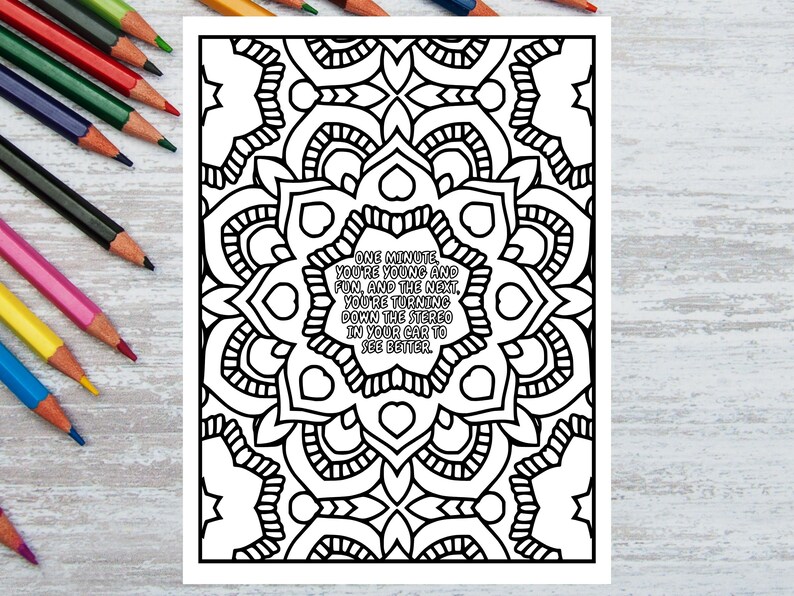 Adulting Coloring Book Adult Coloring Book Printable Coloring Pages ...