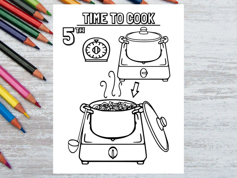 SINGLE RECIPE From My First Coloring Cookbook: Mealtime Favorites ...