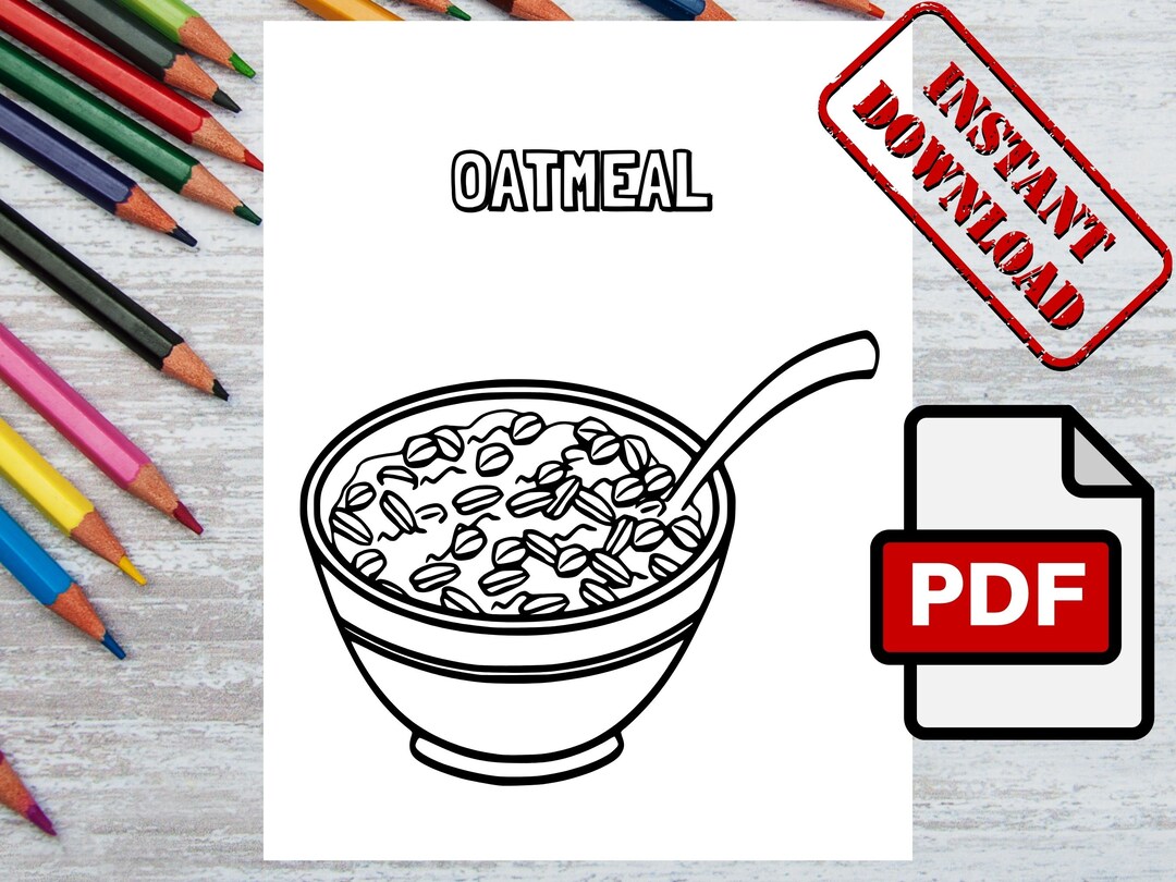 8-page Recipe From My First Coloring Cookbook: Breakfast Favorites ...