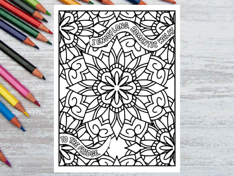 Adulting Coloring Book Adult Coloring Book Printable Coloring Pages ...