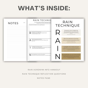 Islamic Rain Mindfulness Worksheet, Muslim Therapy Worksheet and Office ...