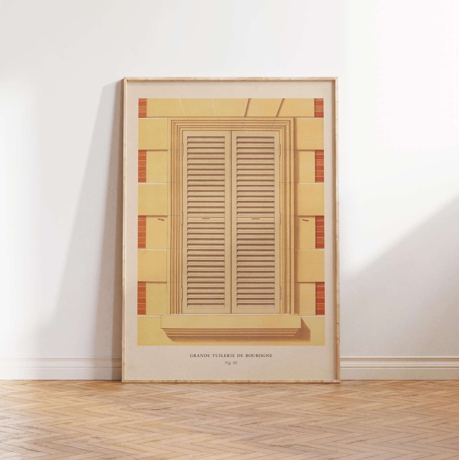 Vintage French Architecture Poster, Antique French Architecture Art ...