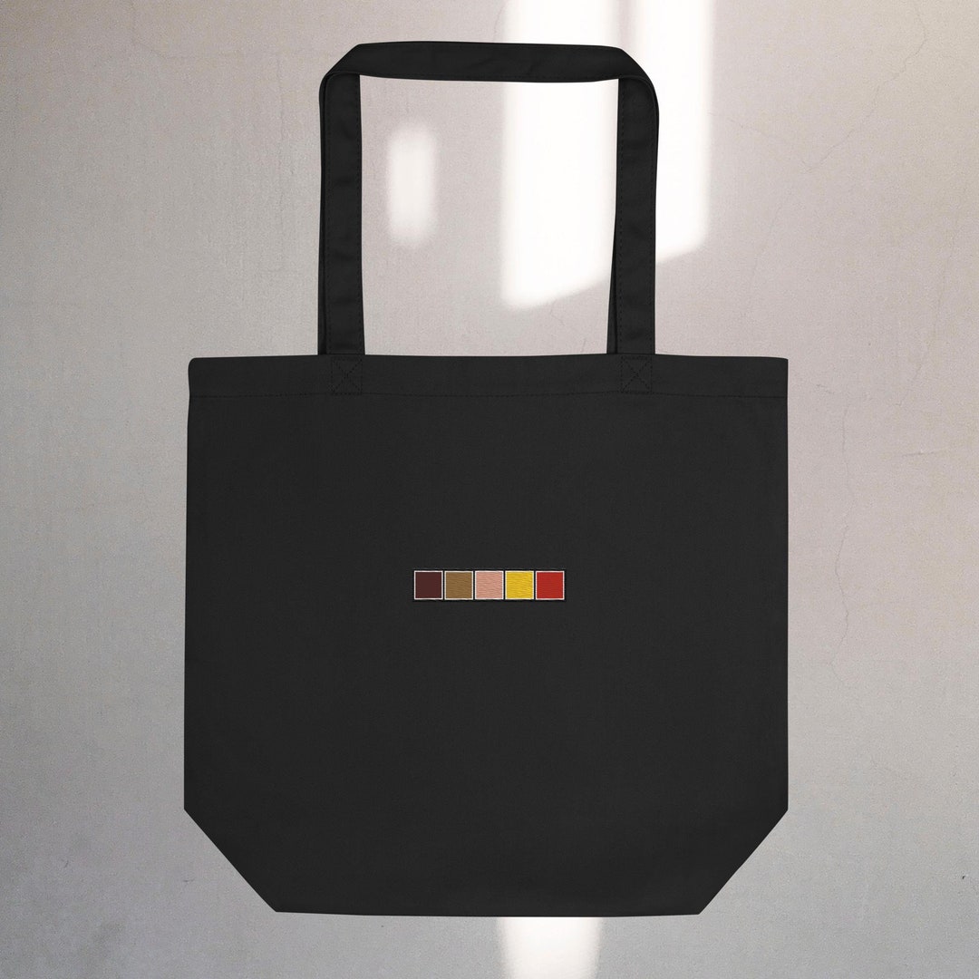 Kill Bill Color Palette Embroidery Tote Bag / Aesthetic / 100% Cotton ...