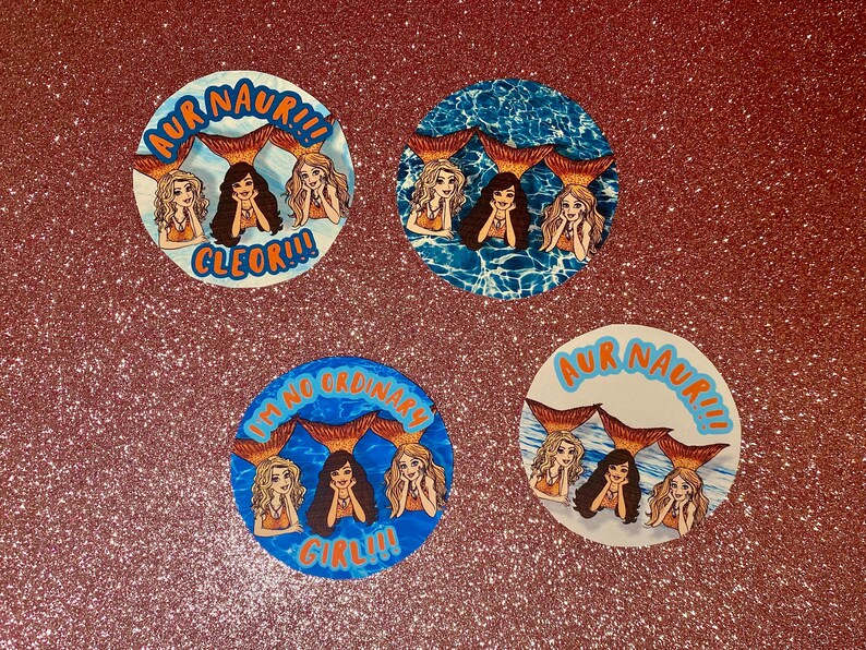 H2O: Just Add Water Mako Mermaids WATERPROOF Matte Vinyl Stickers - Etsy