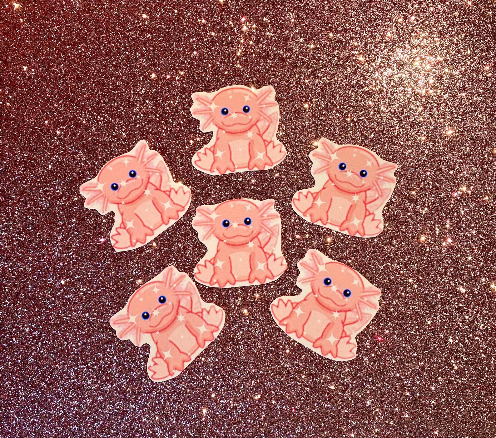 Webkinz Axolotl Waterproof Vinyl Matte Stickers 6ct - Etsy