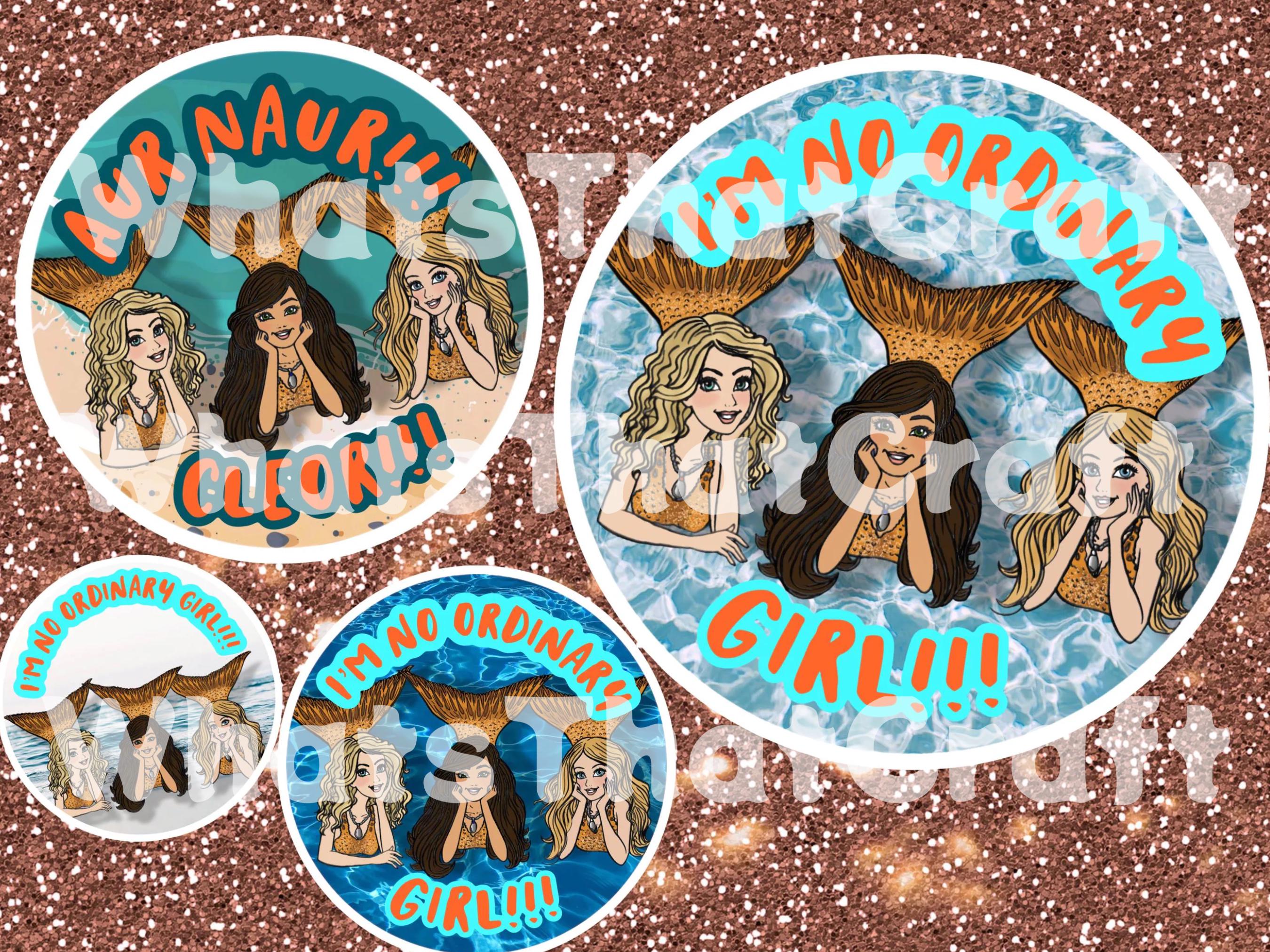 H2O: Just Add Water Mako Mermaids WATERPROOF Matte Vinyl Stickers - Etsy