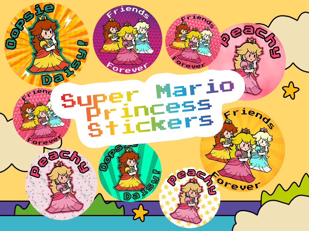 Fan-made Mario Princesses Peach, Rosalina, & Daisy Inspired Car Bumper ...