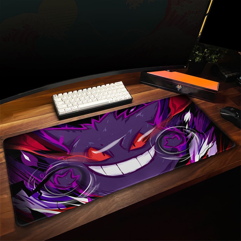 Gengar Desk Mat XL Gaming Pokemon Mouse Pad Gift Desk Pad Large ...
