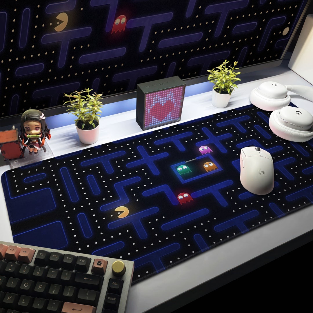 90s Arcade Game Mouse Pad, Extra Large Gaming Desk Mat, Video Game - Etsy