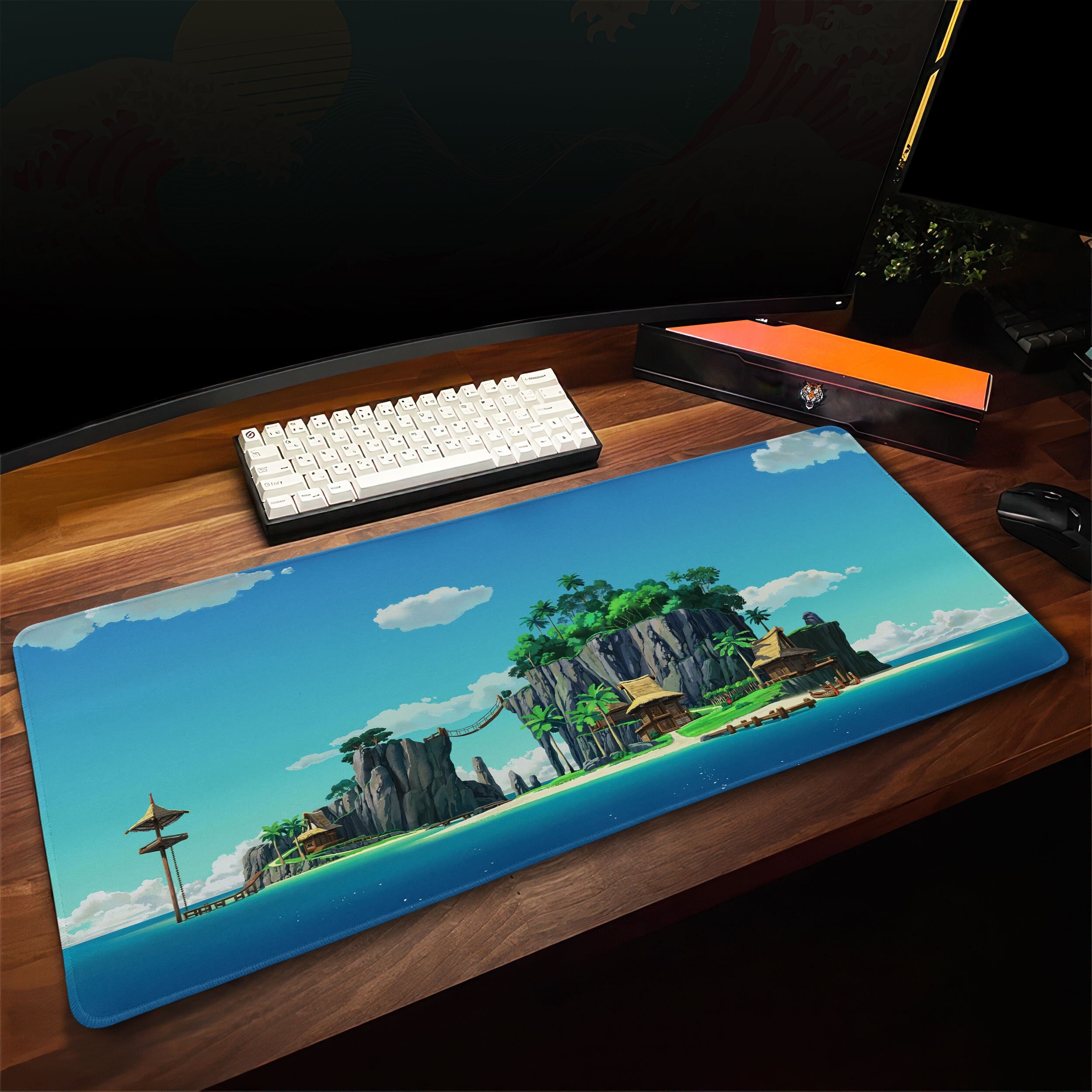 The Wind Waker Desk Mat, Legend of Zelda Gaming Desk Mat , Vibrant ...