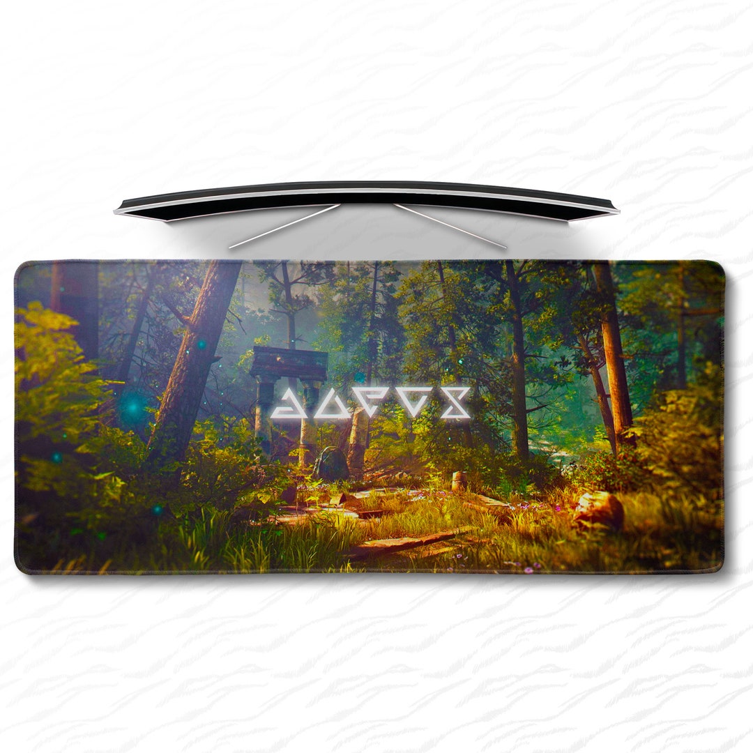 The Witcher Mousepad, Custom Mousepad, Esthetic Desk Mat, XXL Desk Mat ...