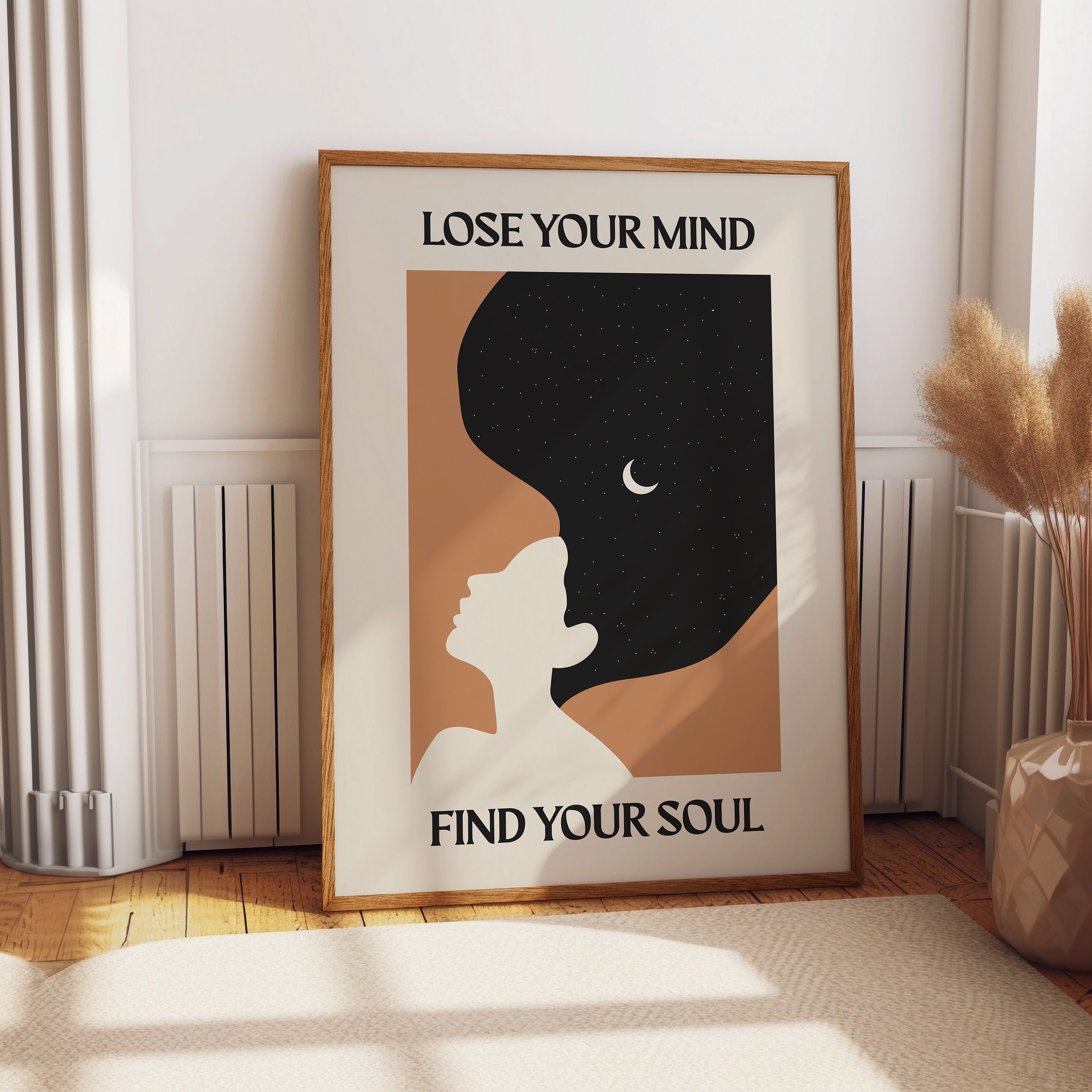 Spiritual Wall Art, Mind Body Soul Poster, Aesthetic Aura Energy Decor ...
