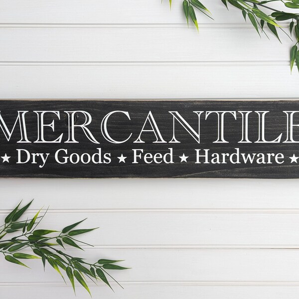 Mercantile Sign - Etsy