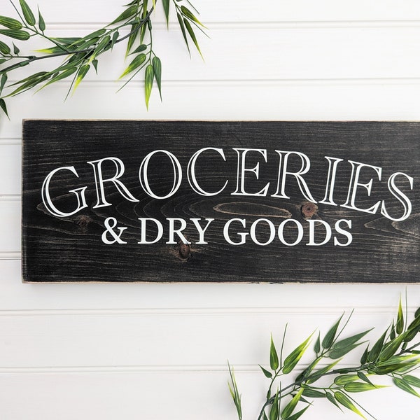 Groceries Sign - Etsy