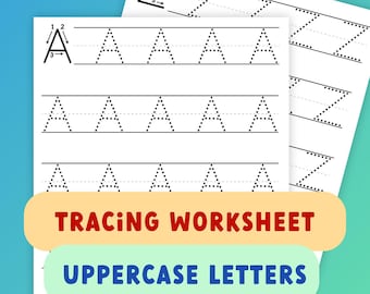 Alphabet Tracing Worksheet - Letters A to Z - Print at Home ...