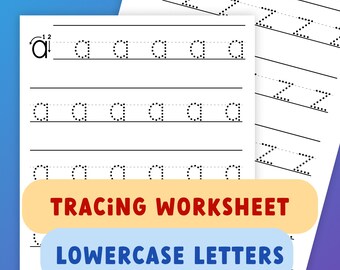 Alphabet Tracing Worksheet - Letters A to Z - Print at Home ...