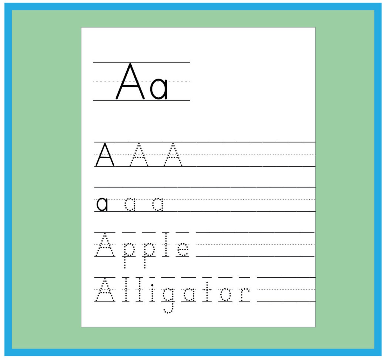 Alphabet Tracing Worksheet - Letters A to Z - Print at Home ...