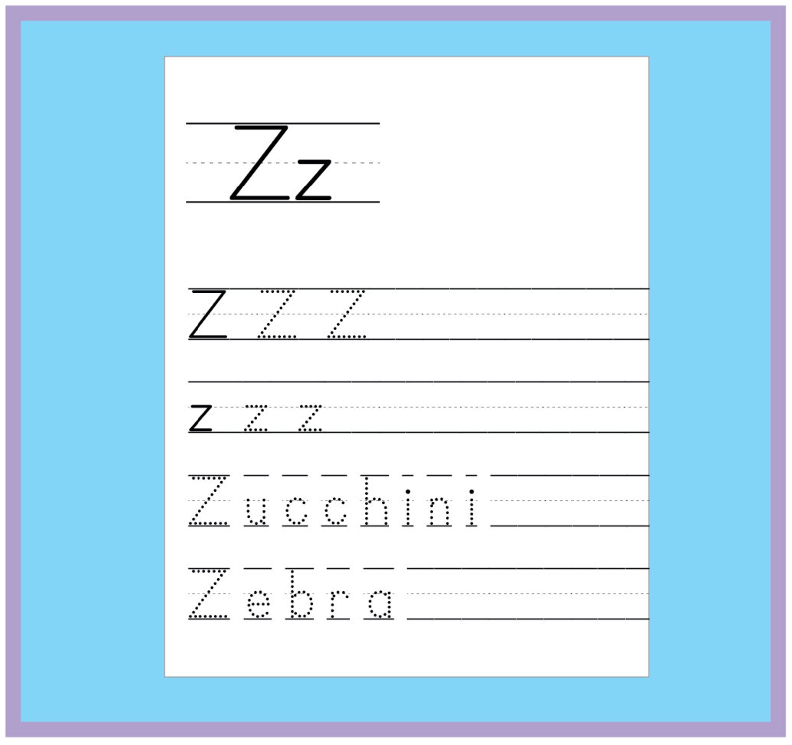 Alphabet Tracing Worksheet - Letters A to Z - Print at Home ...