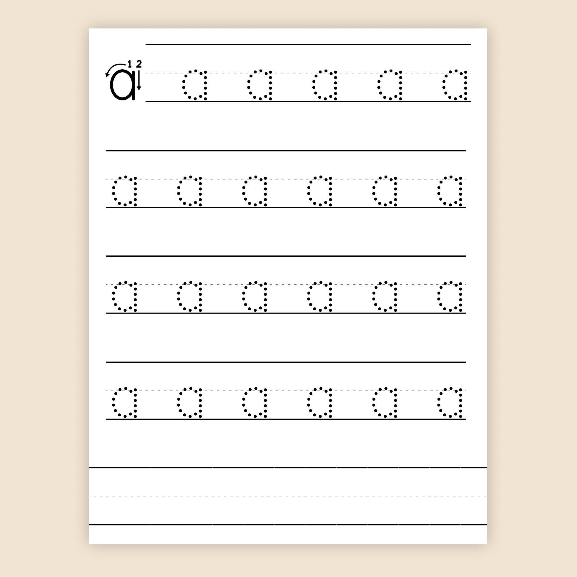 Tracing Worksheet - Lowercase Letters 'a to Z' - Print at Home ...