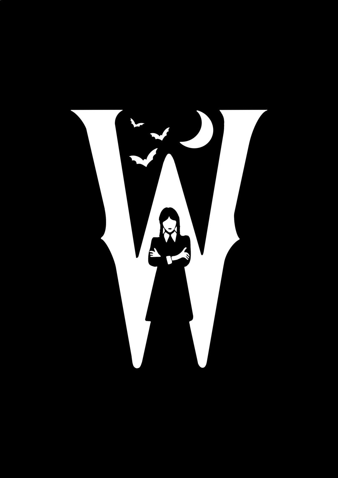 Wednesday Addams Svg, Png, Jpg, Pdf, Wednesday Addams Print, Wednesday ...