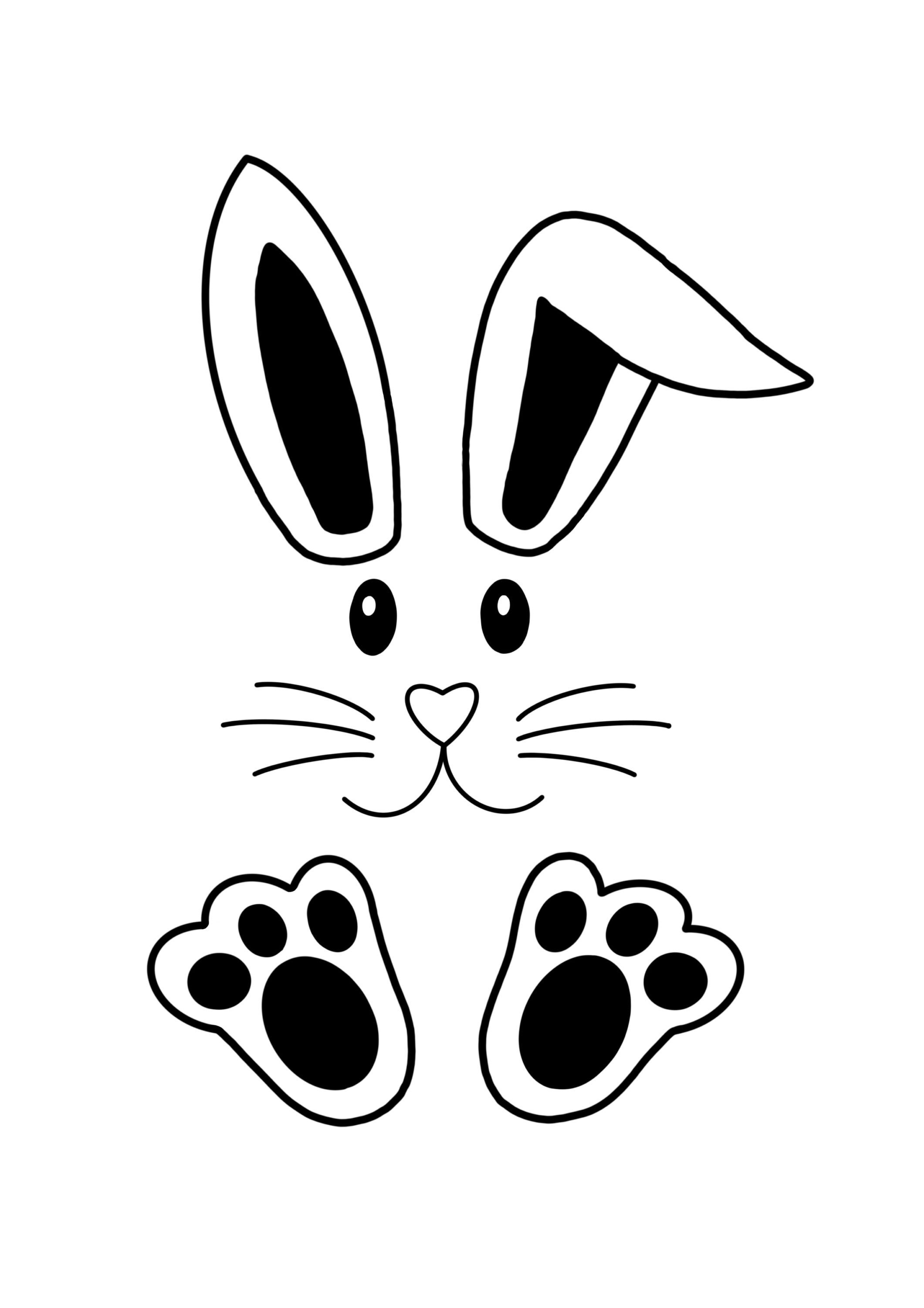 Bunny SVG, Digital Download, Svg, Png, Pdf, Jpg Easter Bunny Clipart ...