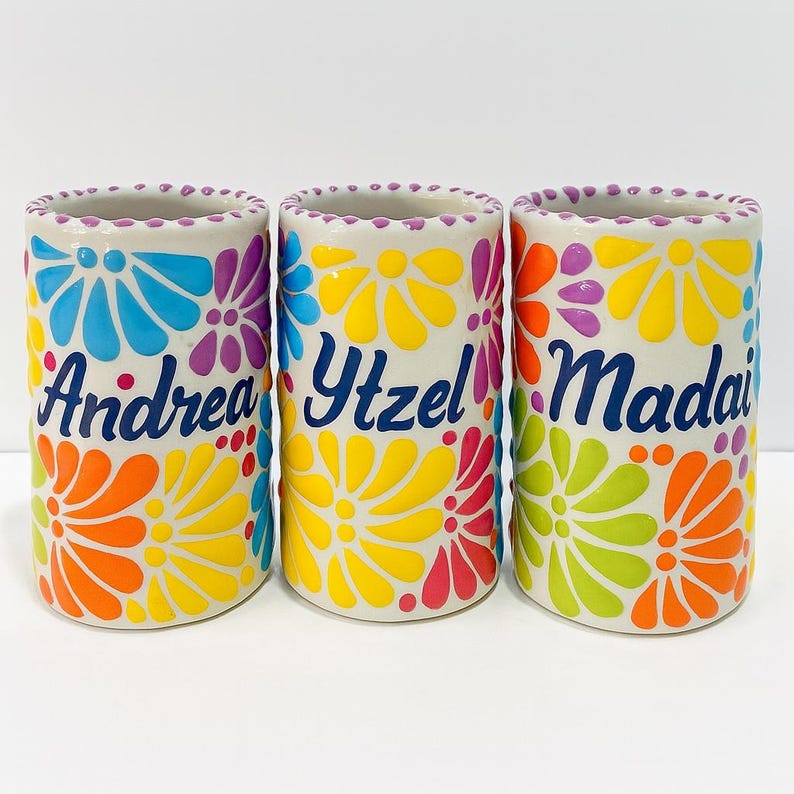 Wedding Shot Glasses Blue– Custom Baptism, Tequila Shot or Event Favors ...
