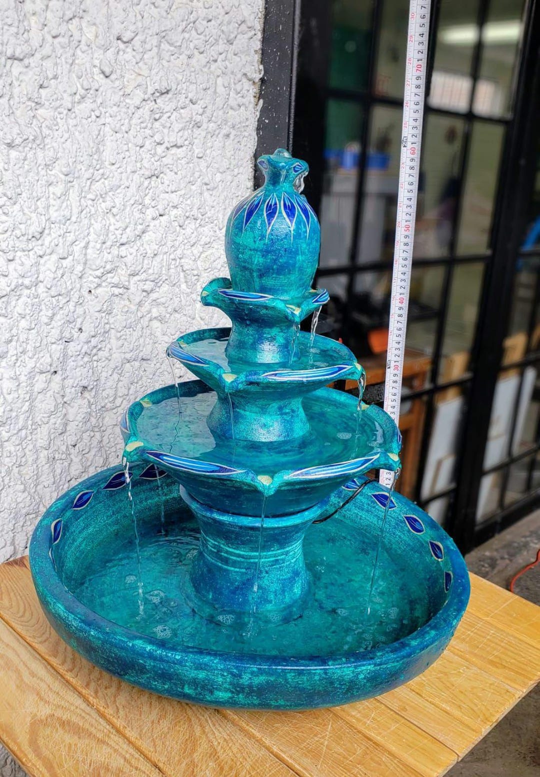 23in Handmade Serenity Cairn Water Fountains, Indoor or Outdoor ...