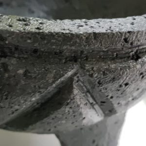 Handcrafted Volcanic Stone Molcajete With Blue Talavera Lid – Authentic ...