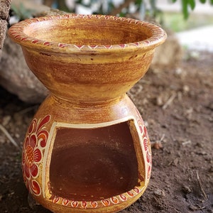 Heavy-duty Anafre-style Brazier, Mexican Clay Heater, Decorated Mexican ...