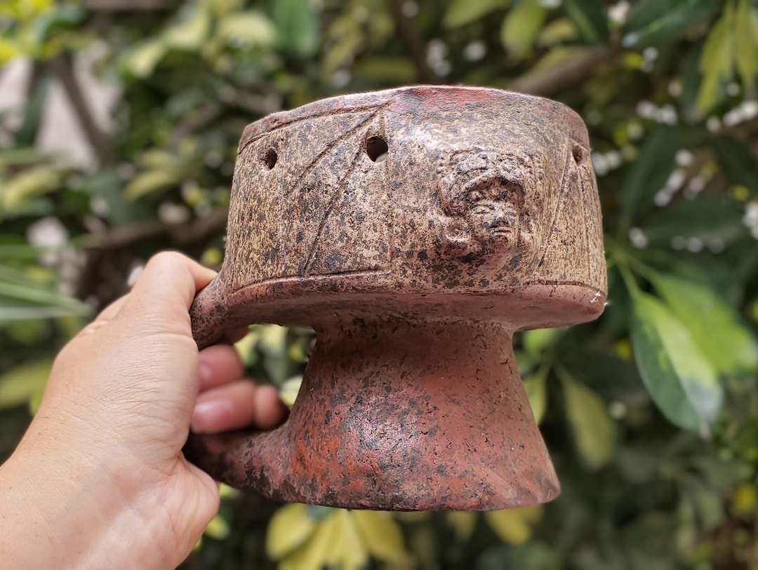 Ancient Green Ancestral Copalera Animal of Power, Bowl to Burn Copal ...