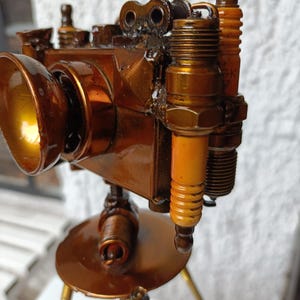 Art Metal Spark Plug Camera Old Camera Mechanical Film Camera Camera ...