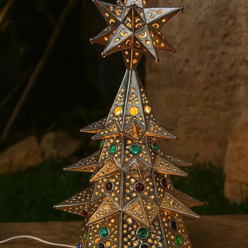Mexican Tin Christmas Tree - Etsy