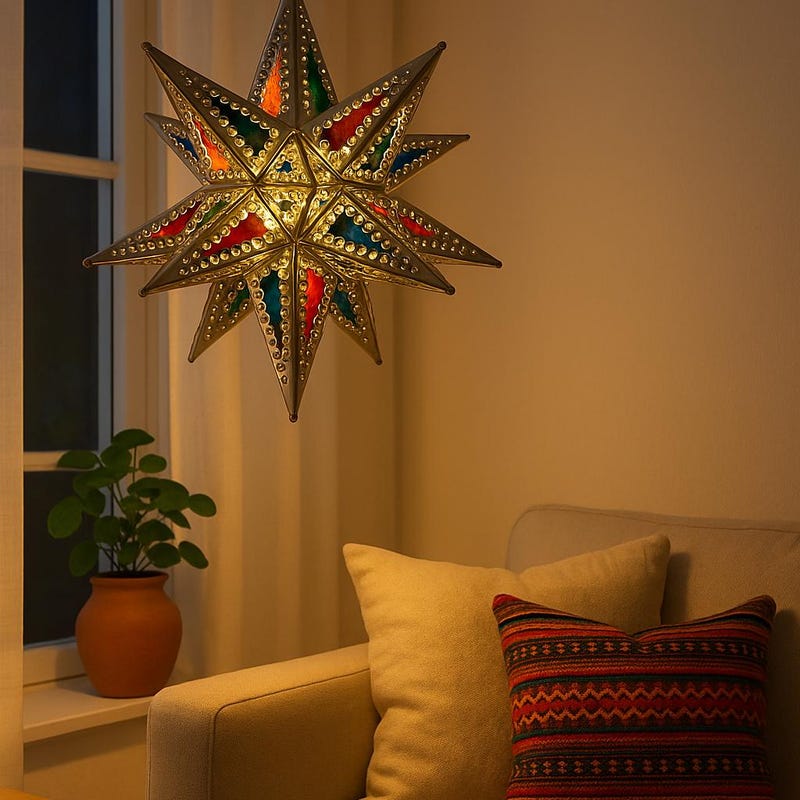 Glass Star Lantern - Etsy