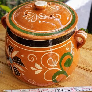 Heavy Duty Anafre Set, Lead Free Bean Pot, Mexican Clay Heater, Mexican ...