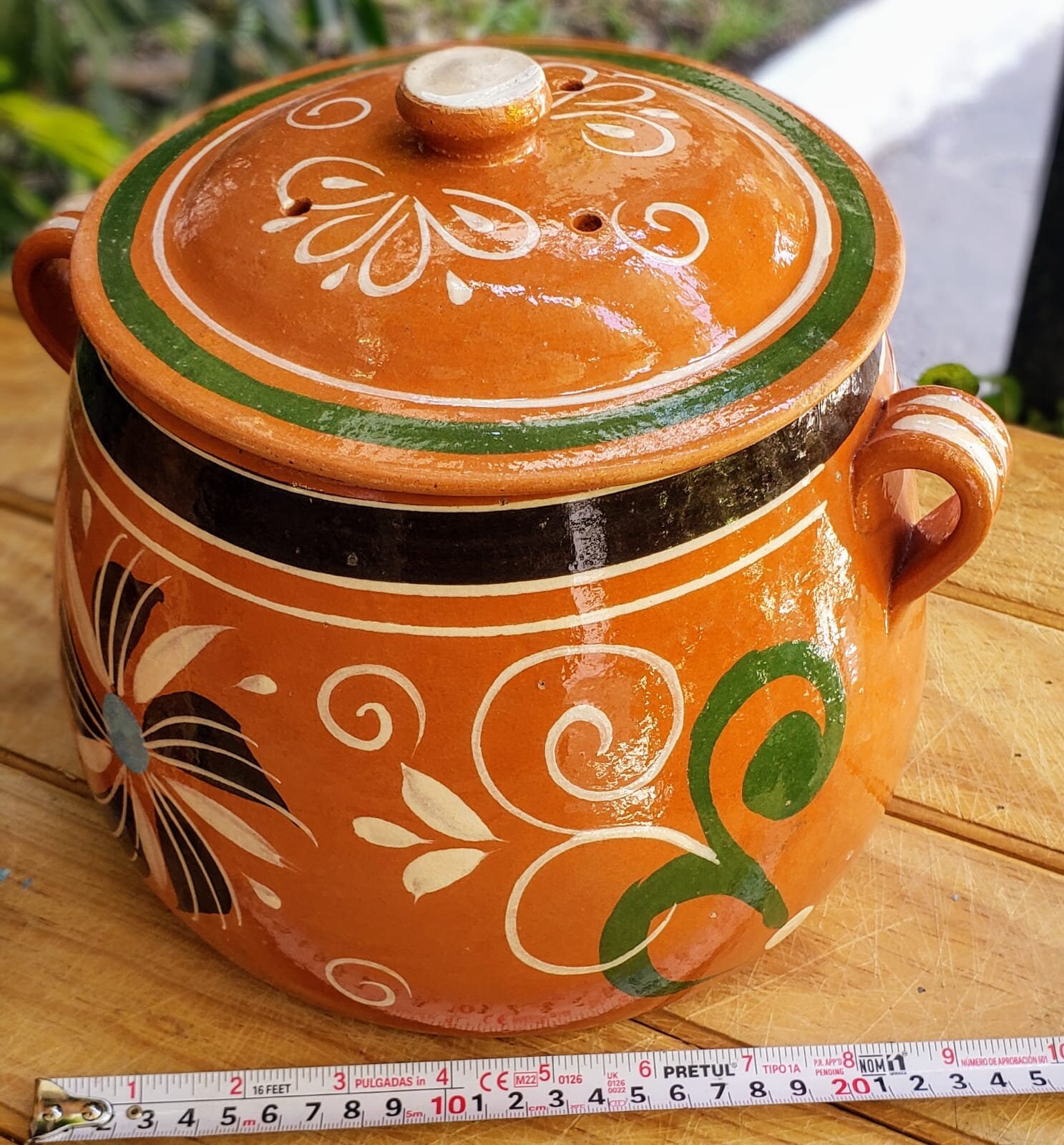 Anafre Heavy-duty Set, Lead-free Bean Pot, Mexican Clay Heater, Food ...