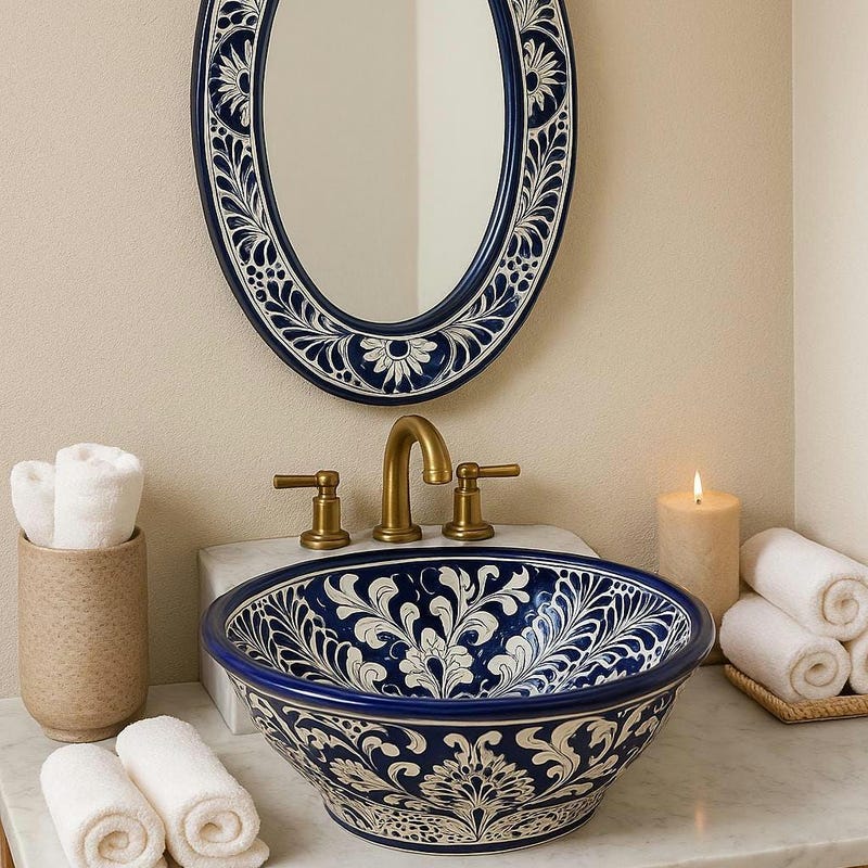 Mexican Bathroom Vanity - Etsy