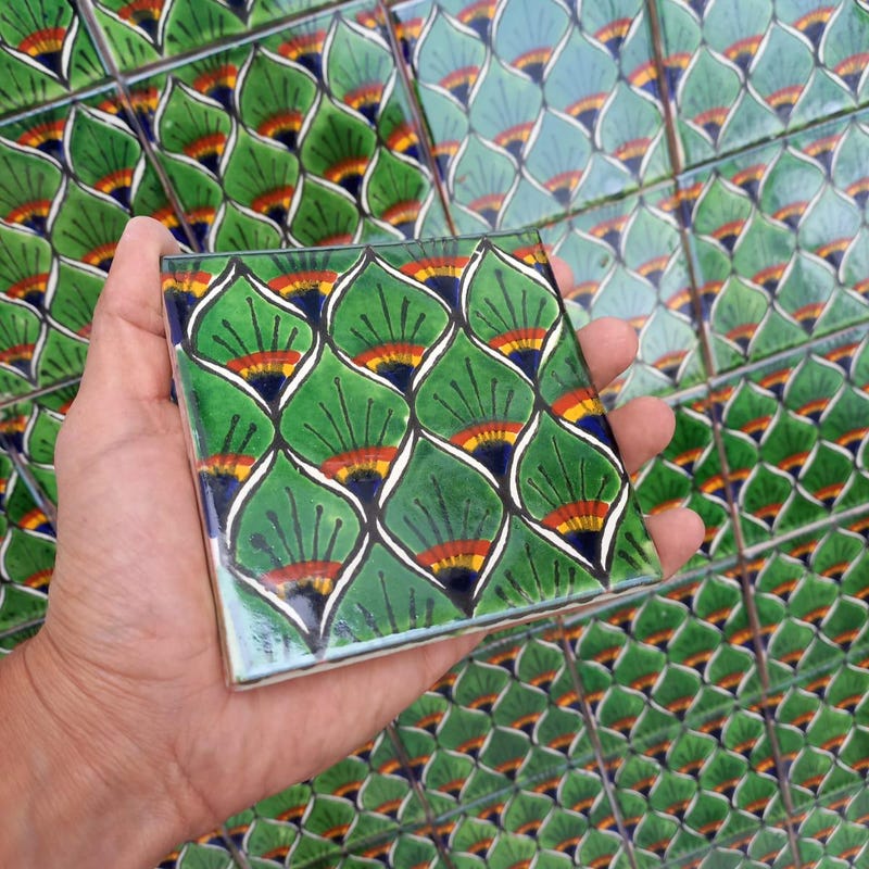 12 X 12 Mexican Tiles - Etsy