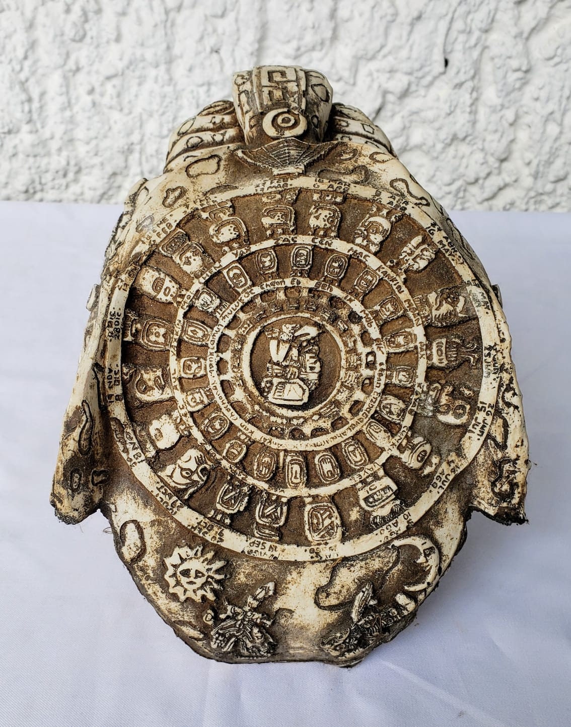 Mayan or Aztec Jaguar Skull Warrior Statue, Mexica Warrior, 8 X 8, Bone ...