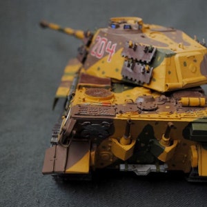 Papercraft Kit Tiger 2 Tank 3d Paper Model Crafting Kit PDF Plans to ...