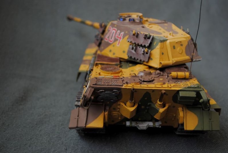 Papercraft Kit Tiger 2 Tank 3d Paper Model Crafting Kit PDF Plans to ...