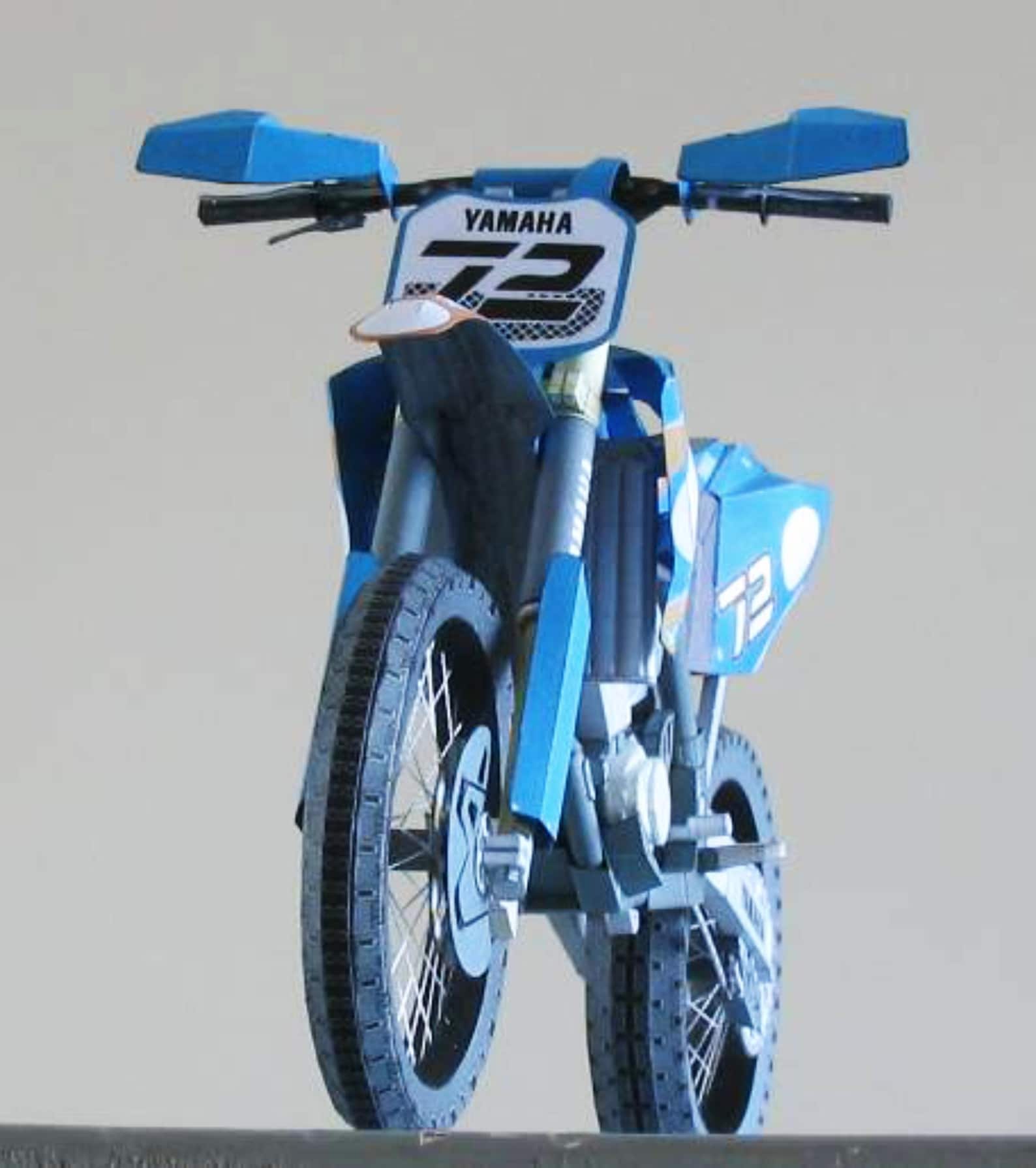 Papercraft Kit YZ450FM Yamaha Motorcycle Motocross 3d Paper Model ...