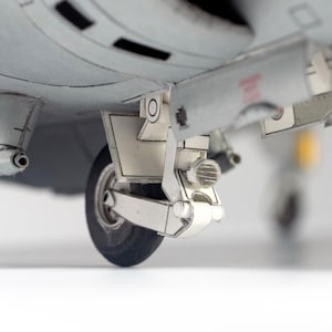 Papercraft Kit Harrier Jet 3d Paper Model Crafting Kit PDF Plans DIY ...