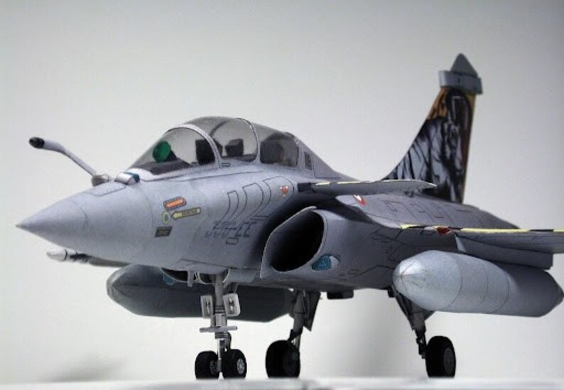 Kit PaperCraft Rafale avión modelo de papel 3d kit de elaboración de ...