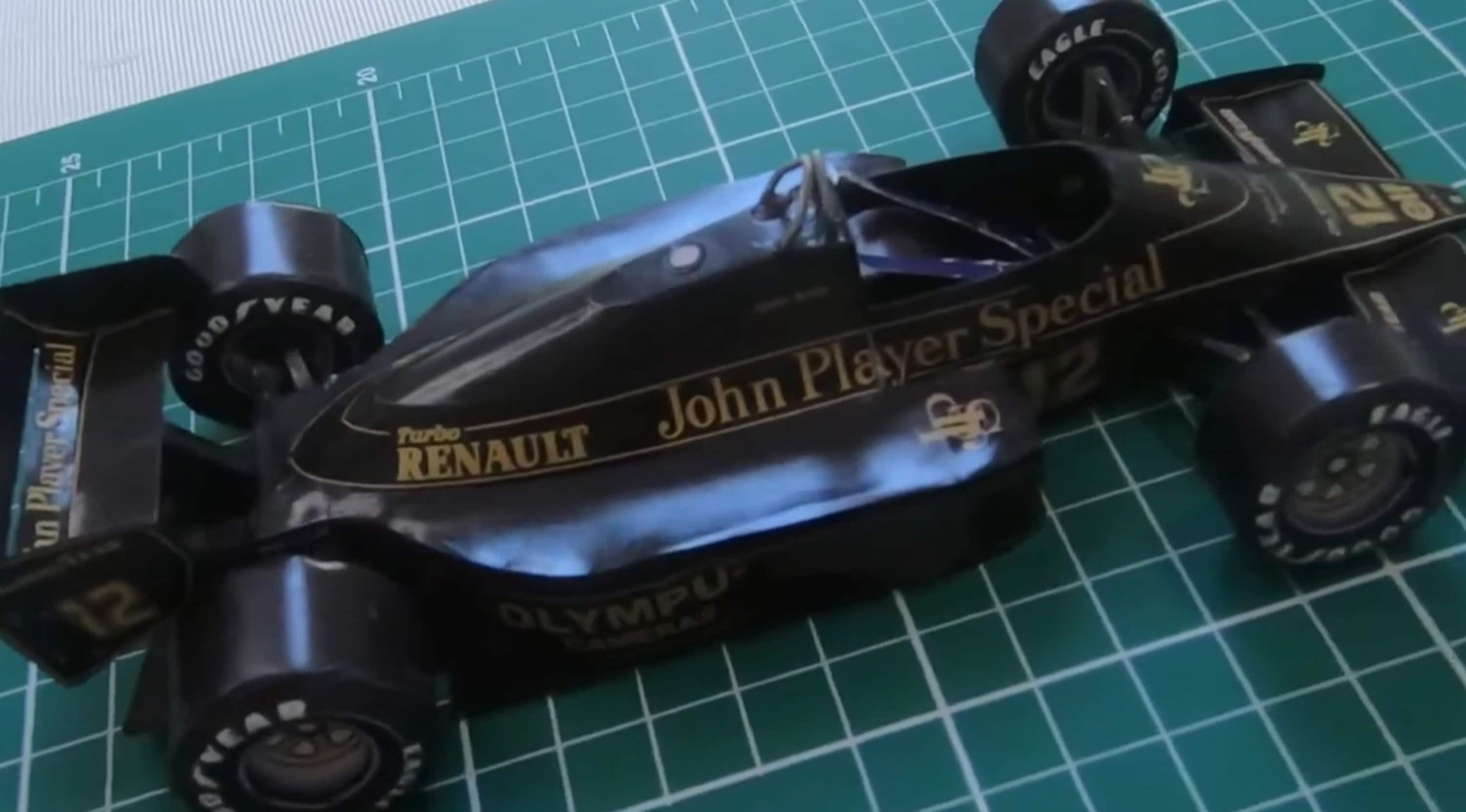 Papercraft Kit F1 Lotus 95T Race Car 3d Paper Model Crafting Kit PDF ...