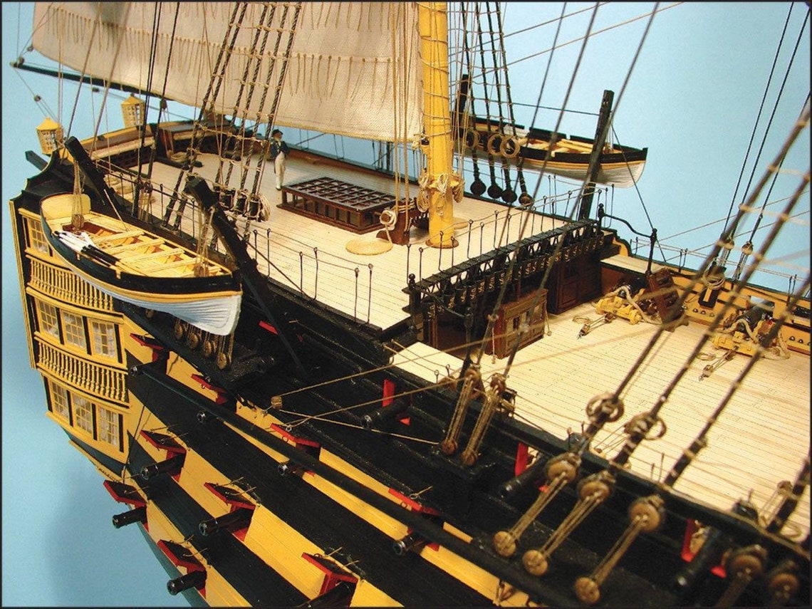 Papercraft Kit HMS Victory Ship 3d Paper Model Crafting Kit PDF Plans ...