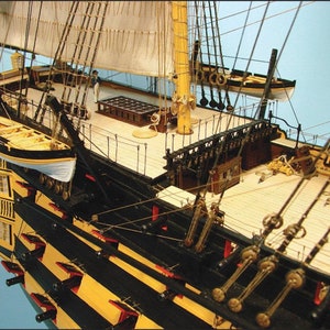 Papercraft Kit HMS Victory Ship 3d Paper Model Crafting Kit PDF Plans ...