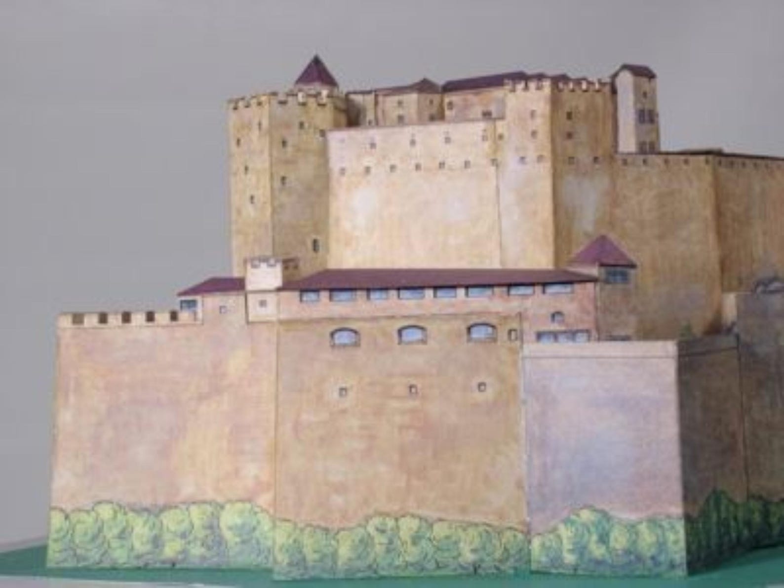Papercraft Kit Hohensalzburg Fortress 3d Paper Model Crafting PDF Plans ...